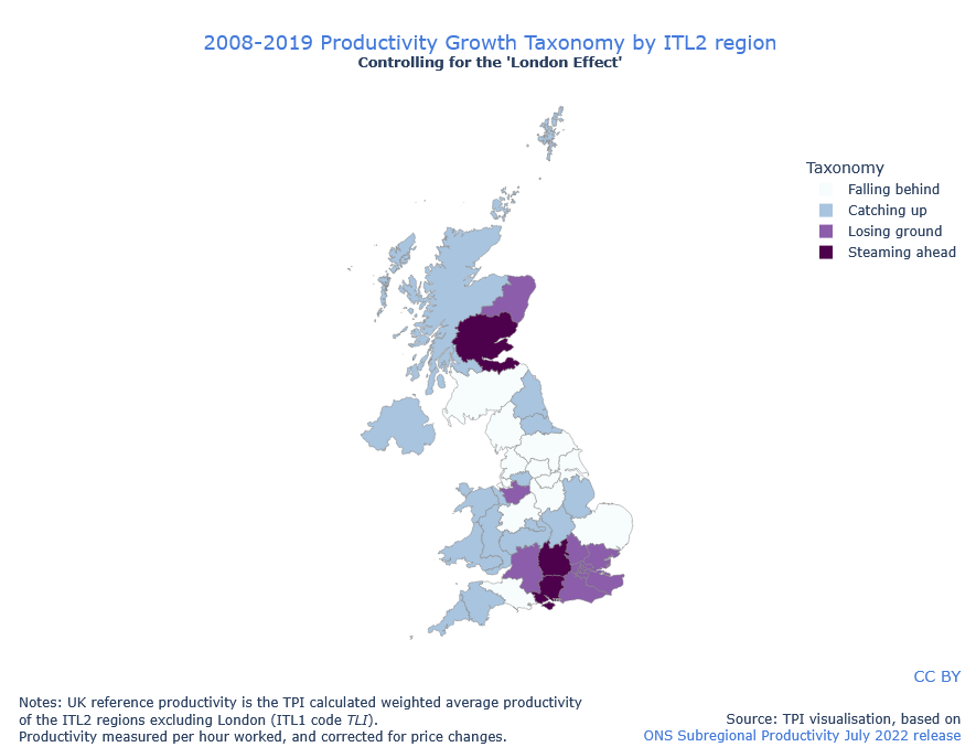 Analysing sub-national productivity in the UK: Controlling for the ...